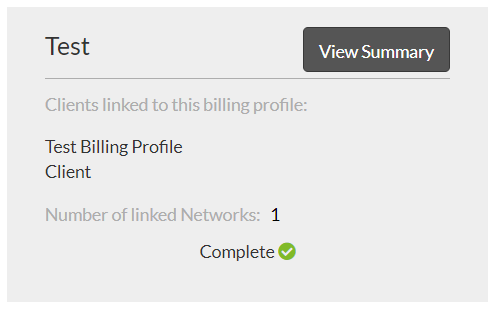 Adding a Network to a Billing Profile – Mabdeck Support