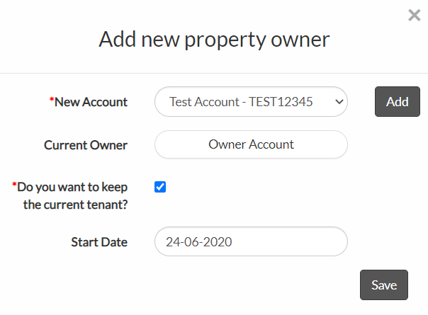 Completing a Change of Tenancy – Mabdeck Support