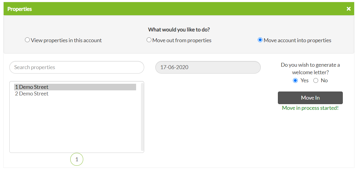 Completing a Change of Tenancy – Mabdeck Support